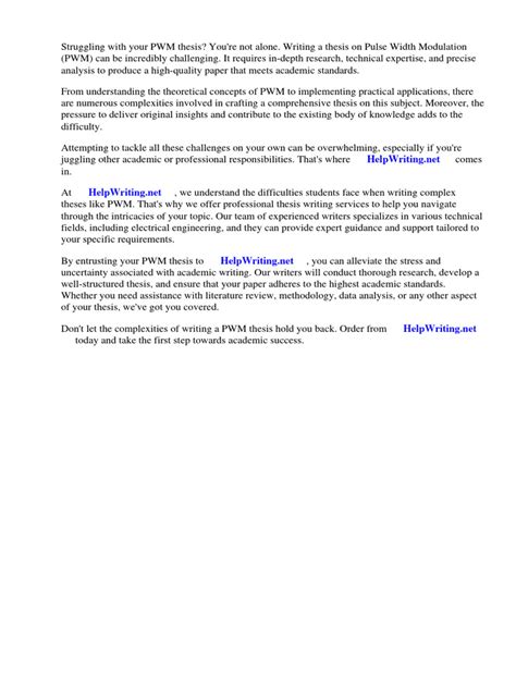 Pwm Thesis Pdf Power Inverter Power Electronics