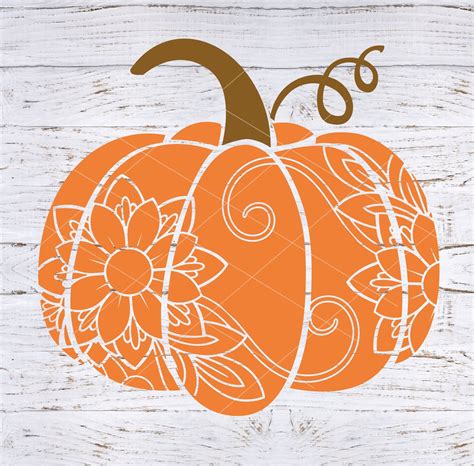 Pumpkin Svg Fall Svg Halloween Svg Cricut Cut File Silhouette Cut