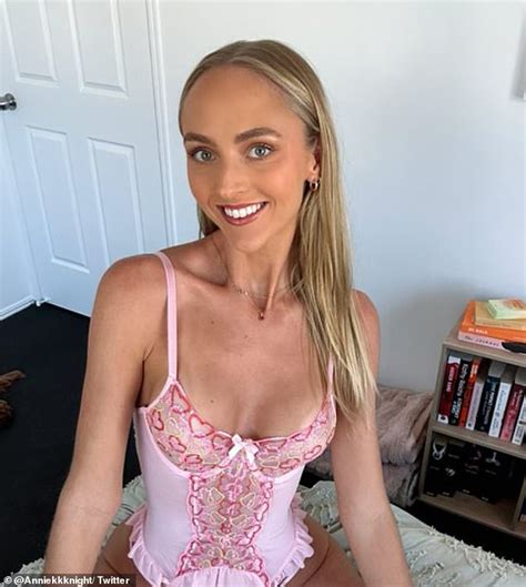 Australia S Most Sexually Active Woman Annie Knight Is Dumped By One Of The Men She S