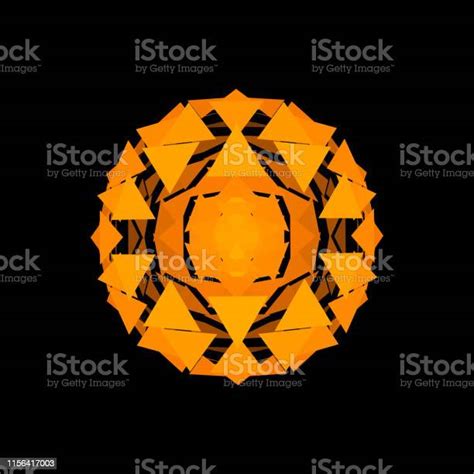 추상 다각형 깨진 구체입니다 검은 색 배경에 격리 벡터 그림입니다 0명에 대한 스톡 벡터 아트 및 기타 이미지 0명 3차원 형태 구 Istock