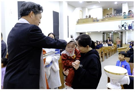 교회행사 성탄예배 아기세례