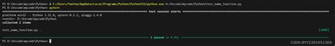 vscode环境下的pytest基础测试 vscode pytest csdn博客