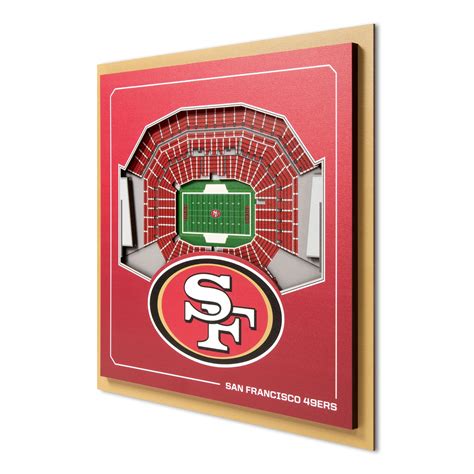 Youthefan Nfl San Francisco 49ers Stadium Series 3d Wall Art