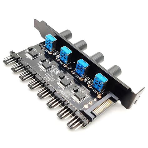 Chassis Baffle Pci Bit Fan Speed Controller 8way 4 Vicedeal