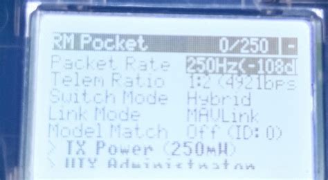 Best Settings For Mavlink Using Internal Module Arducopter Ardupilot Discourse