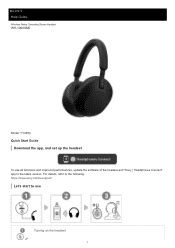 Sony Wh 1000xm5 Manual