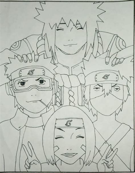 Naruto Shippuden Minato Sketches Minato And Naruto Daily Anime Art