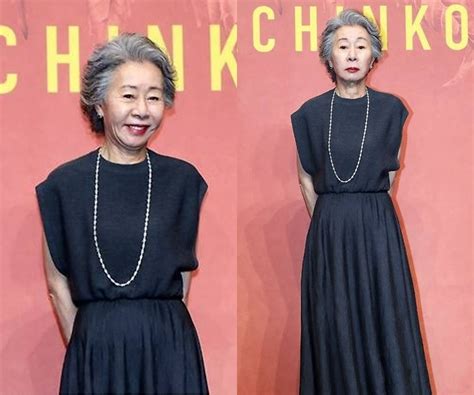 윤여정 77세 늙은이라더니383만원 원피스로 세월 거스른 고혹미 텐아시아