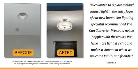 Perfect Lighting In Every Room With Our Recessed Light Conversion Kit