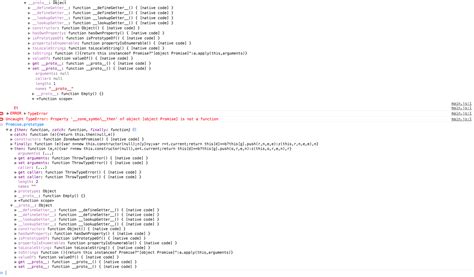 Uncaught TypeError Property Zone Symbol Then Of Object Object Promise Is Not A Function