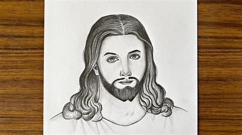 Jesus Pencil Drawings Youtube Jesus Christ Pencil Pencil Sketched