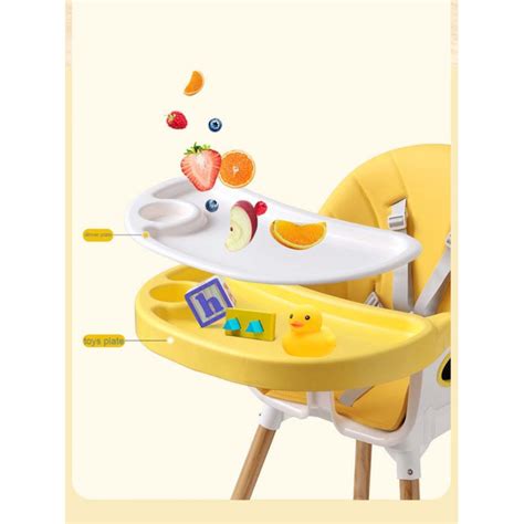 Функционален бебешки стол за хранене детски висок стол за маса с