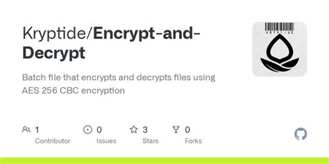 Michael Reynolds On Linkedin Github Kryptideencrypt And Decrypt