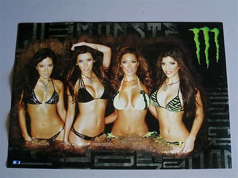 Monster Energy Drink Girls Poster