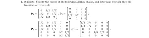 solved 0 1 6 points specify the classes of the following