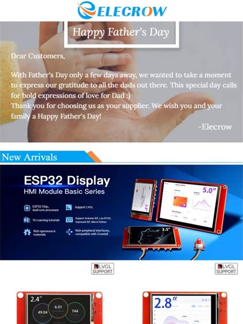 Elecrow Elecrow 💥esp32 Display Come In Back 👀explore The Unlimited