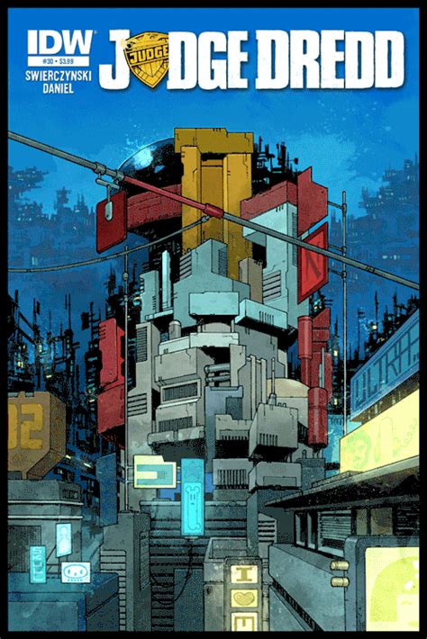 Ryalls Files Judge Dredd 30 “animated” Cover By Nelson Daniel