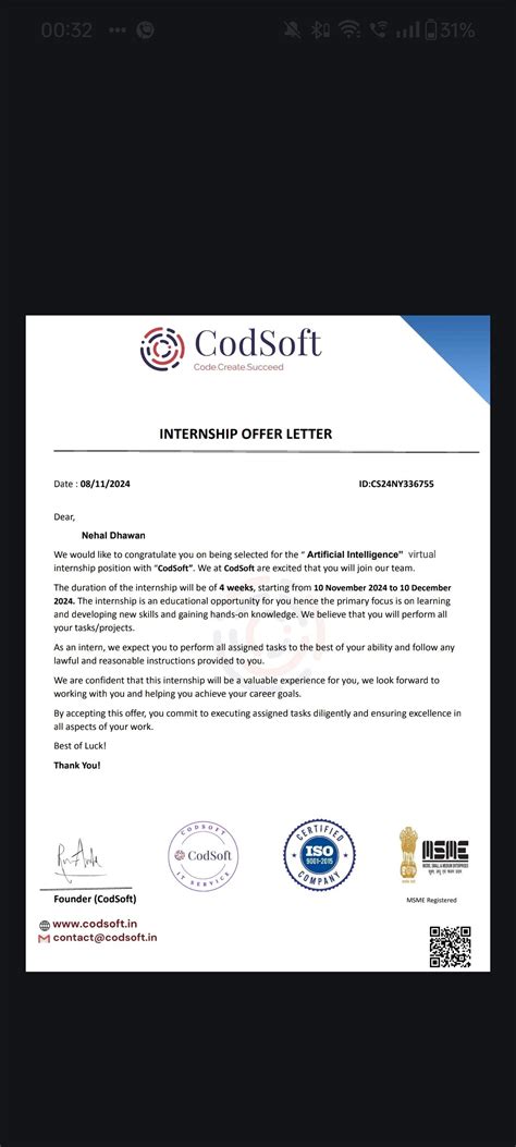 Codsoft Ai Internship Nehal Dhawan 18 Comments