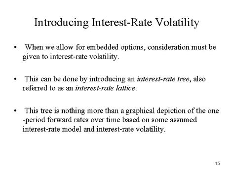 Valuing Bonds With Embedded Options 1 Traditional Valuation