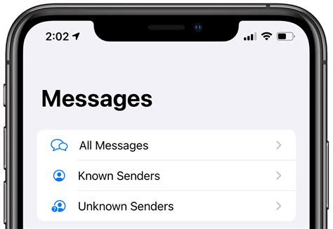 how to filter text messages on iphone and ipad
