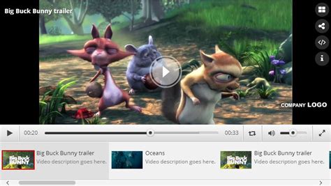 ultra video gallery with youtube vimeo html5 ads by creativemedia