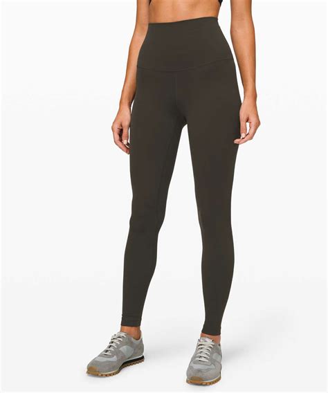 Lululemon Align Super High Rise Pant 28 Dark Olive First Releas