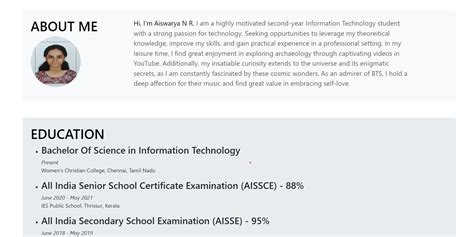 GitHub Aiswaryanr RESUME Aiswarya My Resume