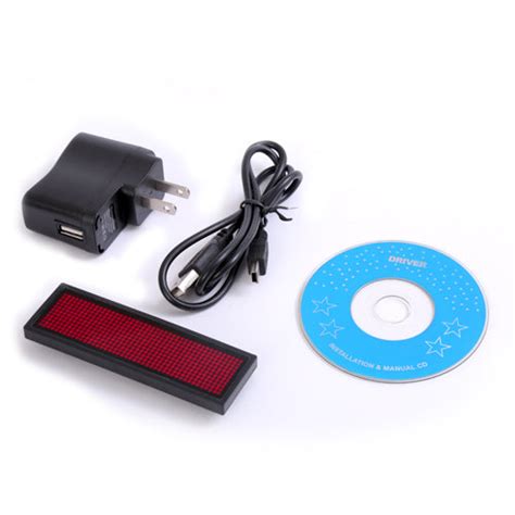 Moving Message Display Module Red