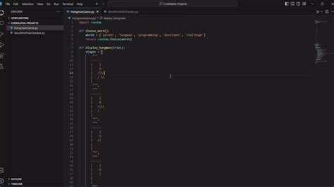Harsh Kumar On Linkedin Python Programming Internship Hangmangame