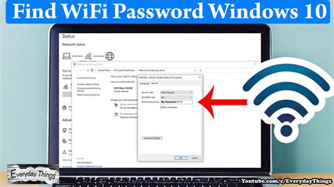 How To Find Wifi Password On Windows 10 Youtube