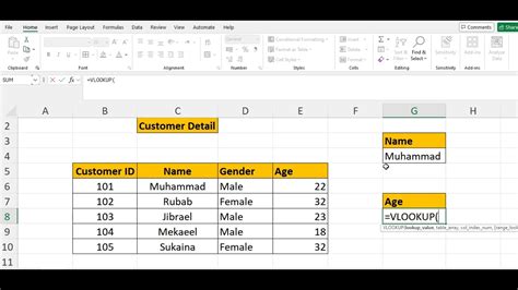 How To Use Vlookup In Excel Vlookup Function Excel Excel Vlookup Formula Youtube