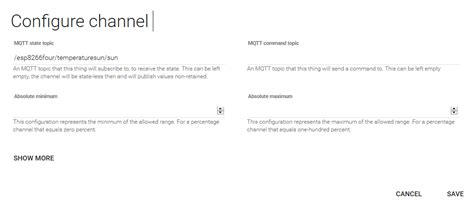 Configuring Esp Easy Gpio As Mqtt Items In Paper Ui Beginners