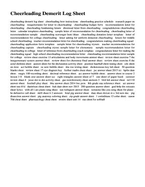 Cheerleading Demerit Form Template Fill And Sign Printable Template Online
