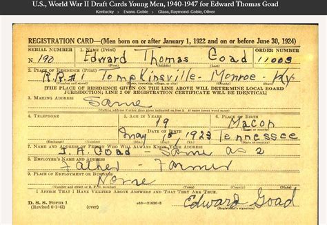 Edward Thomas Goad 1923 1999 Find A Grave Memorial