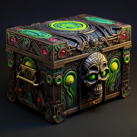 Premium Ai Image Mysterious Box Full Of Mystery