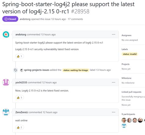 一行配置搞定spring boot项目的 log4j2 核弹漏洞！ 腾讯云开发者社区 腾讯云