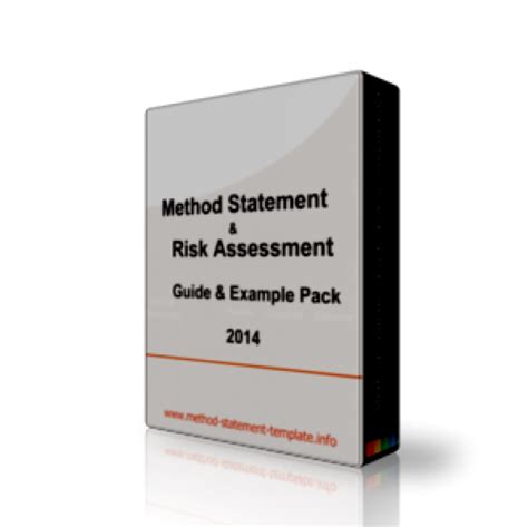 Method Statement And Risk Assessment Pack