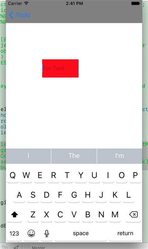Objective C Ios Strange Uikeyboard Stack Overflow