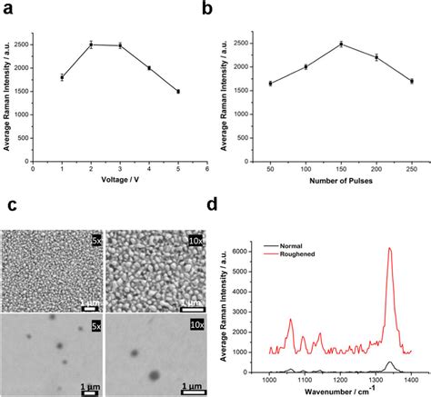 Electrochemical Sensor Surface Roughening For Sers Signal Download Scientific Diagram