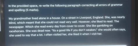 How Could I Fix This Paragraph For It To Include