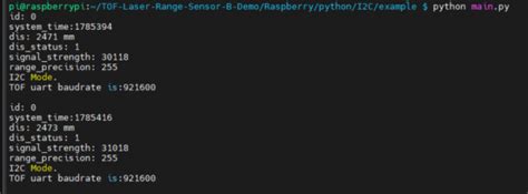 Tof Time Of Flight Laser Range Sensor Mini Radar Module Uart Serial I2c Port For Arduino