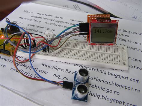Nicu Florica Niqro Senzorul Ultrasonic De Distanta Hc Sr04 Si Arduino 2