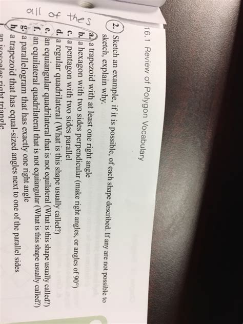 Solved Sketch An Example If It Is Possible Of Each Shape Chegg Com