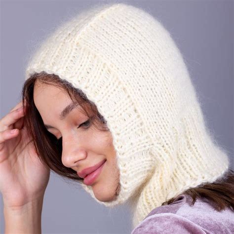 Mohair Balaclava Light Blue Color Inspire Uplift
