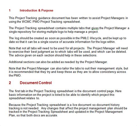 6 Sample Project Tracking Templates To Download Sample Templates
