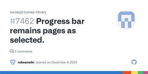 Progress Bar Remains Pages As Selected · Issue 7462 · Surveyjssurvey