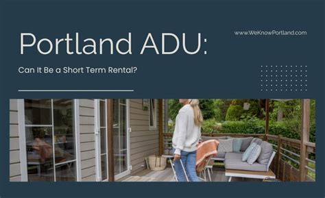 Can You Airbnb An Adu In Portland The Real Rules On Short Term Rentals