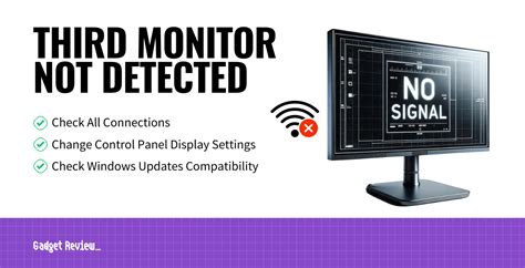Rd Monitor Not Detected Fix Windows Not Detecting Third Display