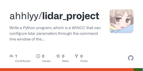 Github Ahhlyy Lidar Project Write A Python Program Which Is A Wincc