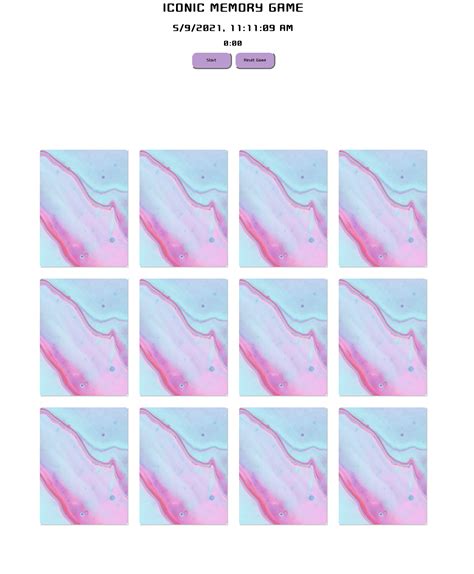 Github Madeleinedippenaarvanilla Js Memory Game